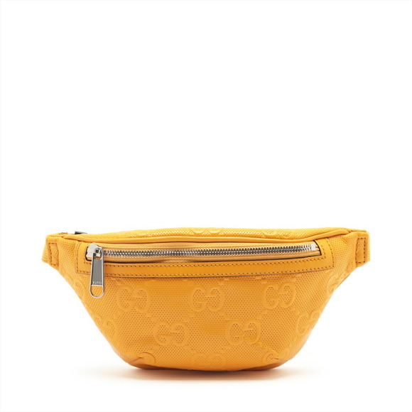 Gucci | Bags | Gucci Gg Embossed Leather Body Bag Yellow | Poshmark